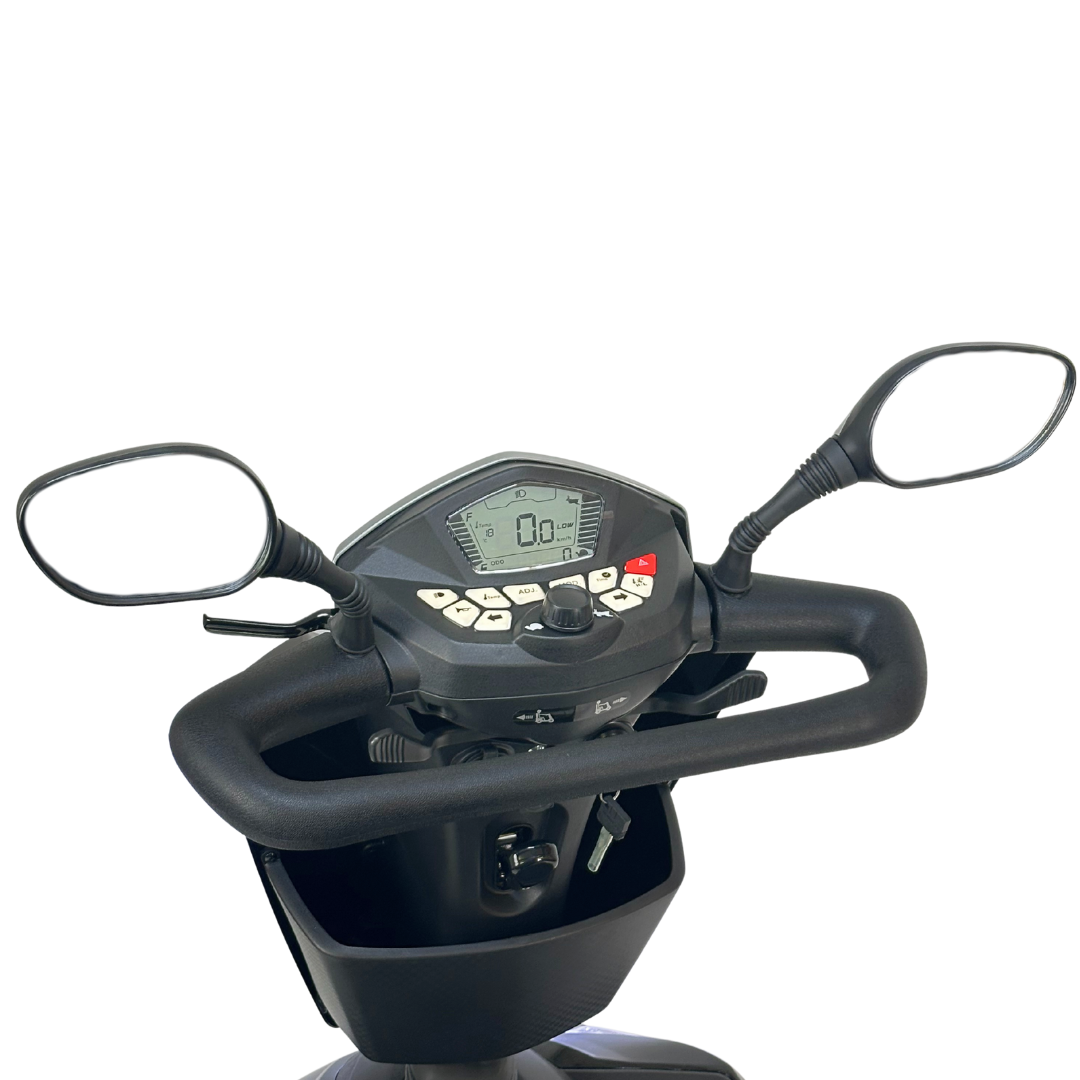 Kymco Maxer New scootmobiel – Luxe, snel en comfortabel (20 km/u) - Z|wart