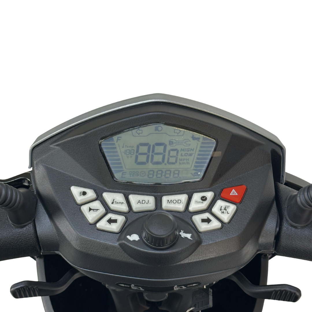 Kymco Maxer New scootmobiel – Luxe, snel en comfortabel (20 km/u) - Z|wart